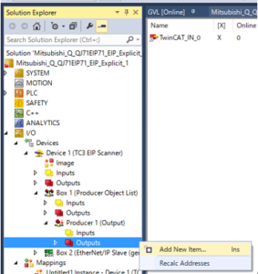 Mitsubishi Q03UDVCPU+QJ71EIP71 & Beckhoff CX5140(TF6281) : Ethernet/IP ...