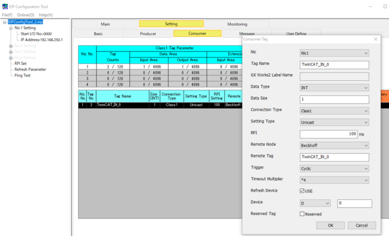 Mitsubishi Q03UDVCPU+QJ71EIP71 & Beckhoff CX5140(TF6281) : Ethernet/IP ...