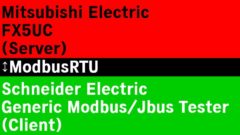 Mitsubishi FX5UC(Server) & ModbusTool(Client): Modbus/TCP | YCD